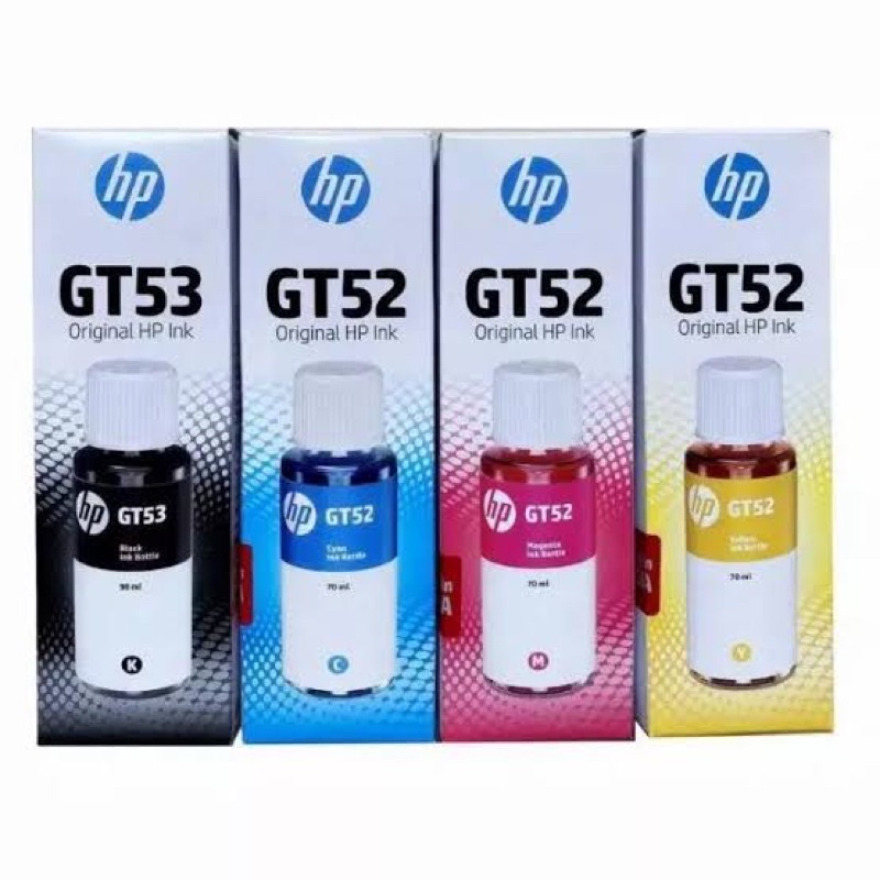 Jual Tinta HP Gt-53 Black dan Gt-52 Color | Shopee Indonesia