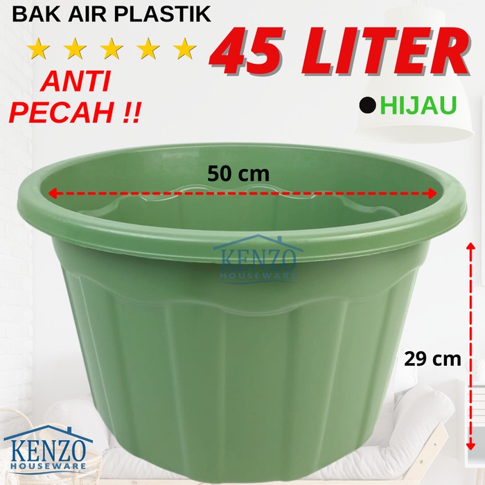 Jual Ember Baskom Plastik Jumbo Ember Cuci Baju 45 Liter Bak Besar Usa ...