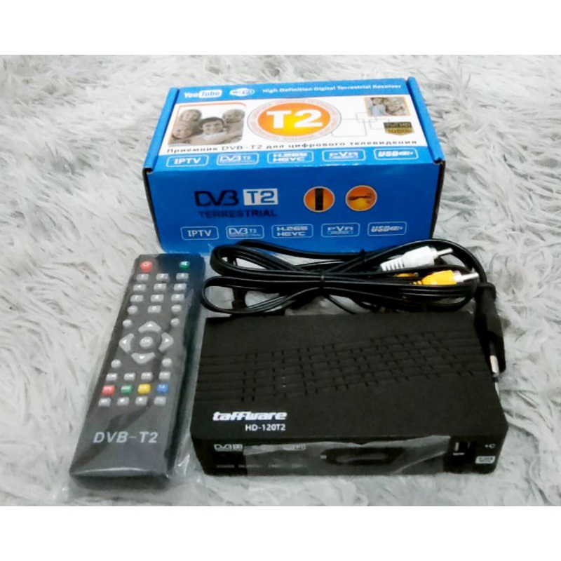 Jual STB SET BOX TOP TAFFWARE / DVB-T2 HIGH DEFINITION ORIGINAL ...