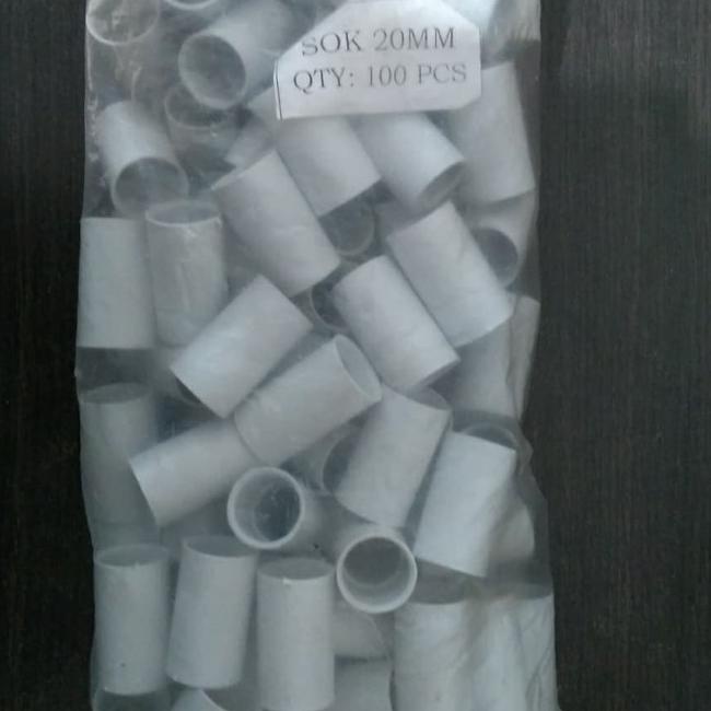 Jual 100 Buah Soket Pipa Listrik Conduit Sok Sock Socket Sambungan ...