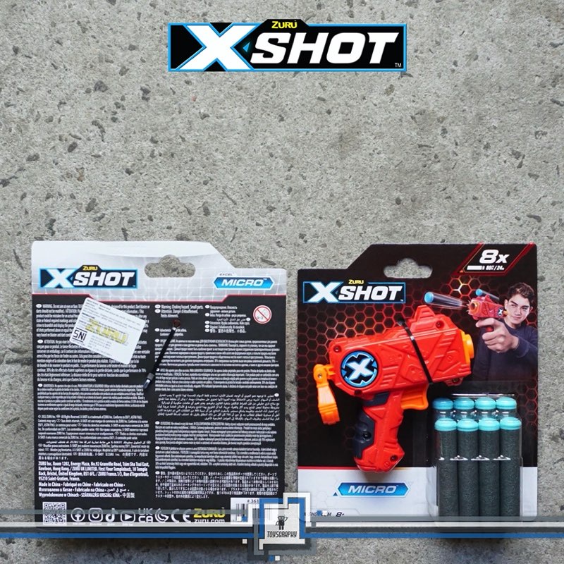 Jual Zuru XSHOT Micro Blaster 8 Darts Not Nerf Jolt Elite Trio Nanofire ...