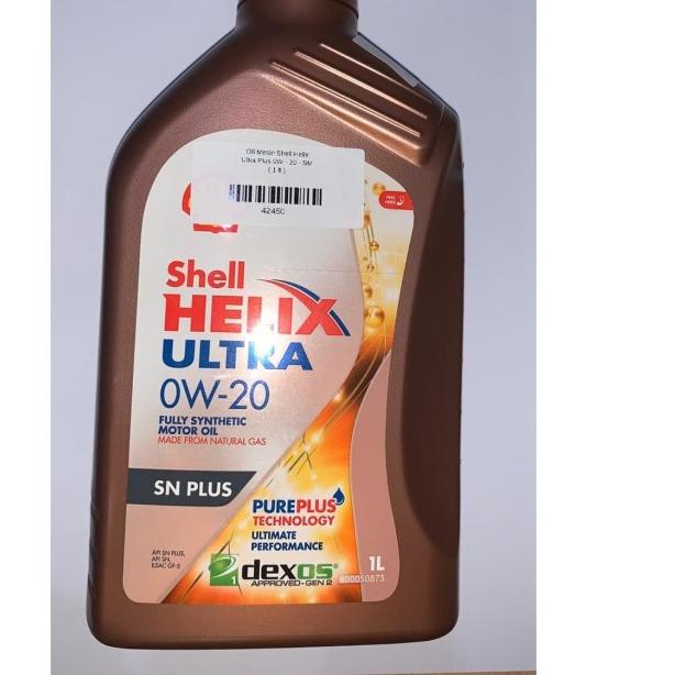 Jual Oli Mesin Shell Helix Ultra Plus 0W-20 - SM 1 liter ORIGINAL -42450 | Shopee Indonesia