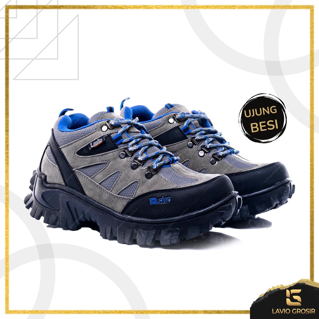 Jual Sepatu Safety Pria Ujung Besi Lavio Dexter Safety Shoes Kerja ...