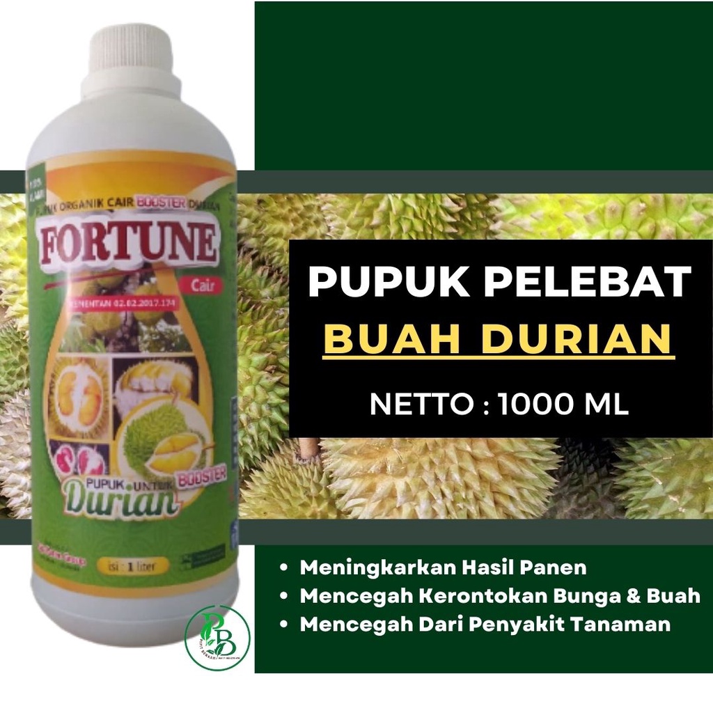 Jual Pupuk Durian organik, Booster Durian Cair 1 liter Cepat Berbuah | Shopee Indonesia