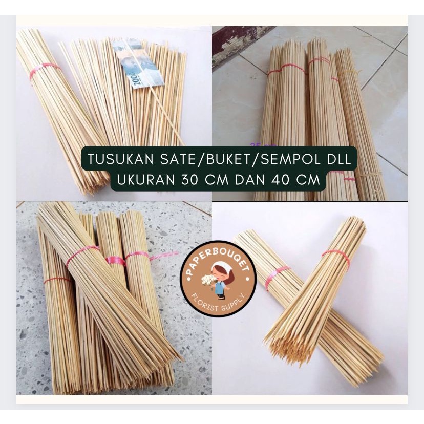 Jual Tusukan Sate / Tusuk Sate / Tusukan Buket / Tusukan Bambu/ Tusukan ...