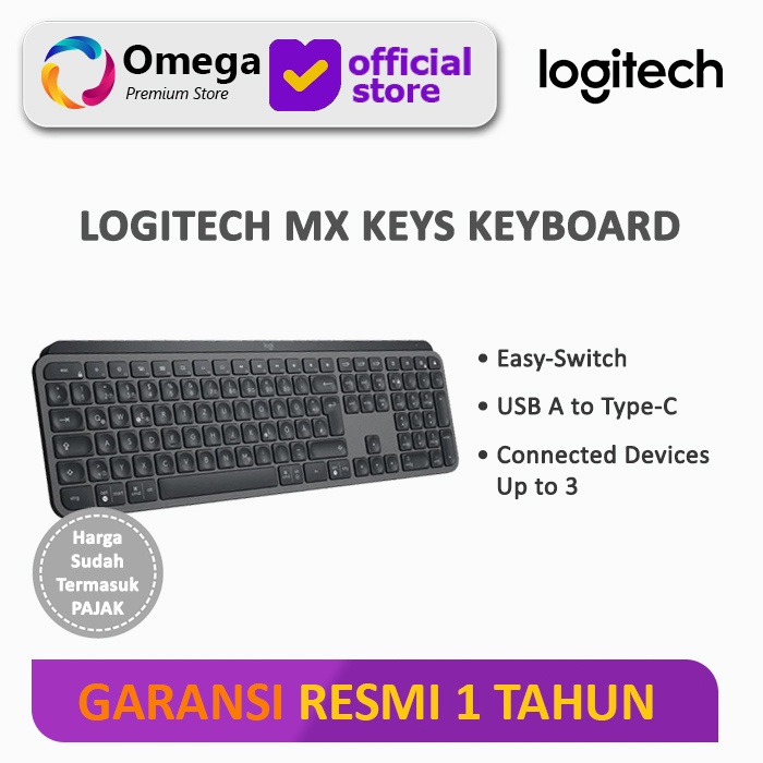 Jual Logitech MX Keys The Master Series Wireless Keyboard | Shopee ...