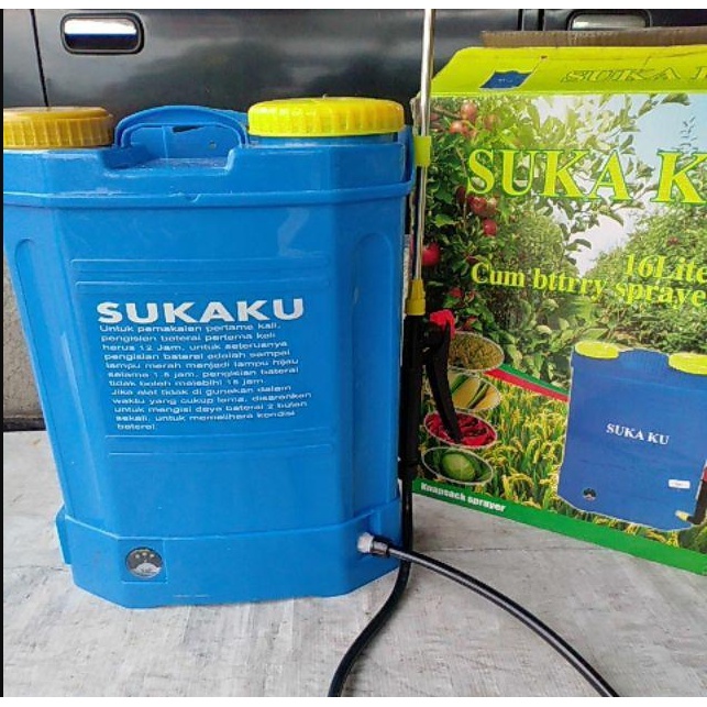 Jual SUKAKU Tangki Semprot Pestisida Sprayer Elektrik Pembasmi Hama ...
