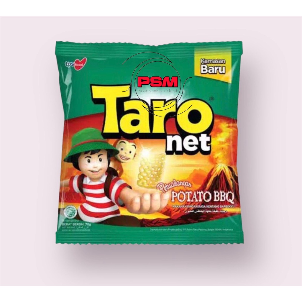 Jual PSM ~ ISI 10 Taro Net Renceng Potato BBQ 9gr Isi 10 Bungkus ...