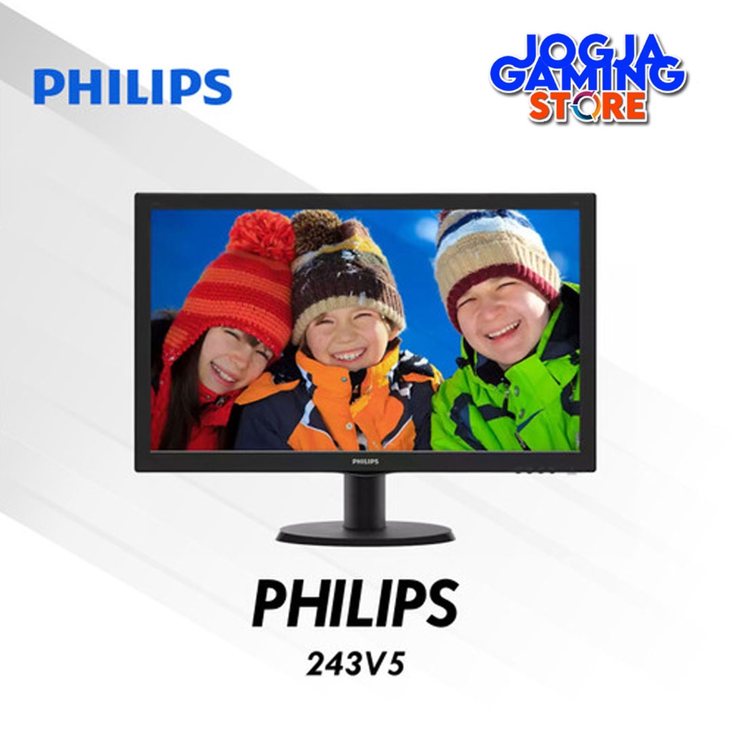 Jual LED Philips 243V5 60 Hz 24" VA Monitor Philips Built In Speaker ...