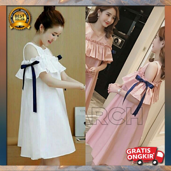 Jual Baju Drass Wata Mini Bj Cewek Korea Style Dris Ultah Cwe Elegan ...