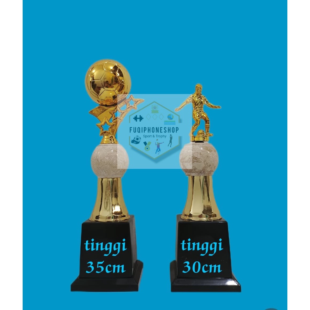Jual PIALA TROPHY BOLA FUTSAL TOP SCORE BEST PLAYER (ONIK5CM SATUAN ...