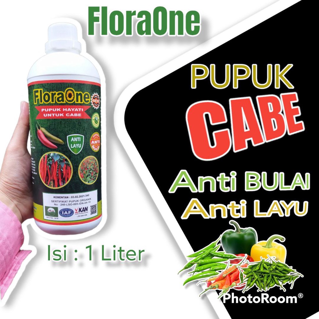 Jual Pupuk Cair FLORAONE cabai anti rontok, Obat hayati ampuh tanaman cabe setan baru tanam ...