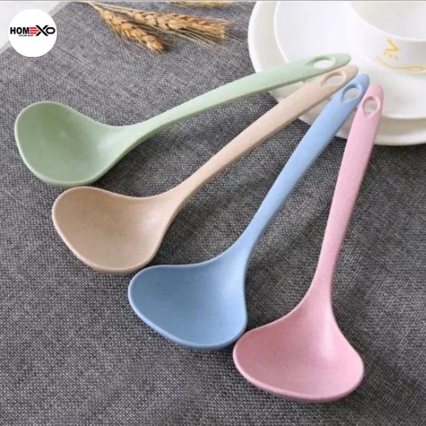 Jual HOMEXO Centong Sendok Besar Gagang Panjang Kuah Nasi Bubur Sayur ...