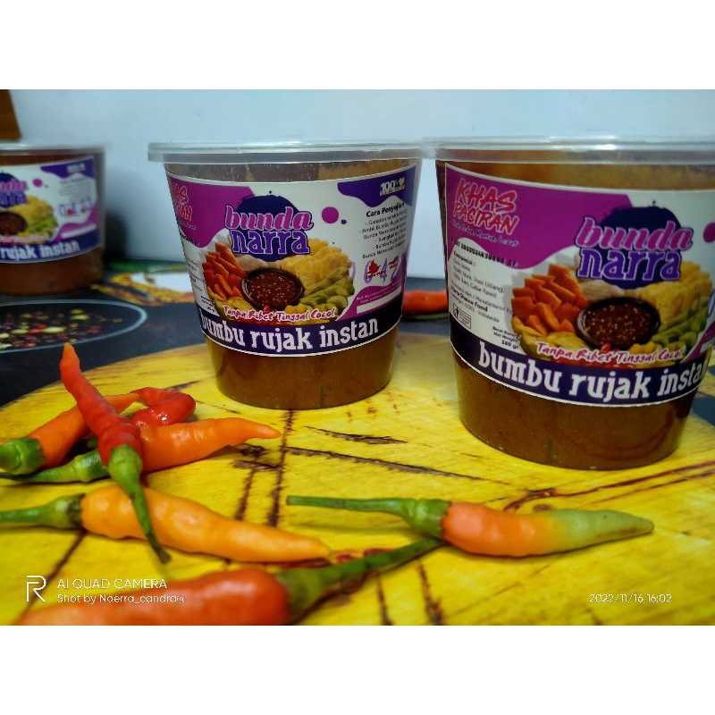 Jual BUMBU RUJAK Instan "BUNDA Narra " khas paciran | Shopee Indonesia