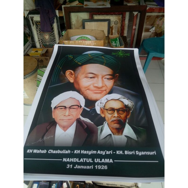 Jual Poster Ulama pendiri NU uk Jumbo 50x70cm | Shopee Indonesia