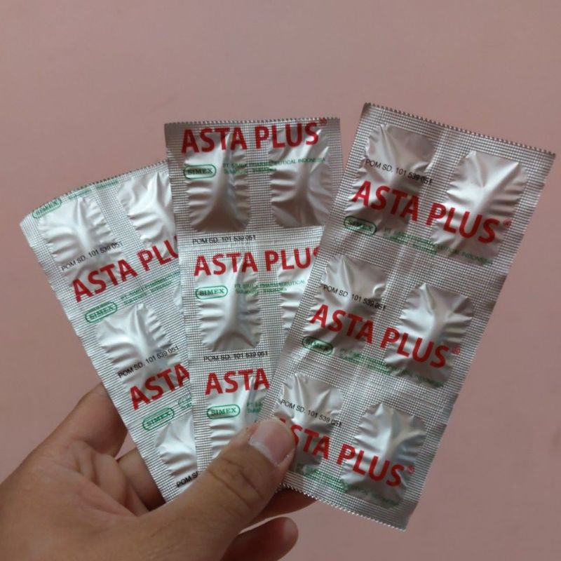 Jual ASTA PLUS PER STRIP ISI 6 TABLET | Shopee Indonesia