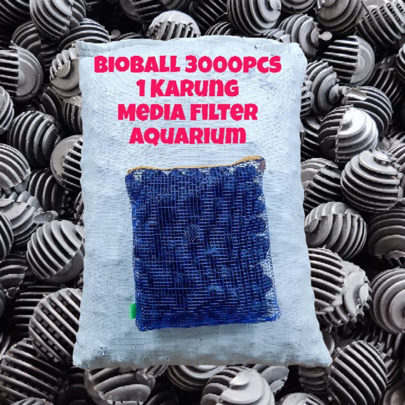 Jual Bioball 3000pcs 1 Karung Media Filter Aquarium | Shopee Indonesia
