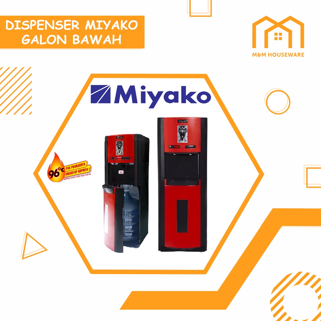 Jual MIYAKO DISPENSER STANDING WDP200 / WDP-200 (GALON BAWAH) ORIGINAL ...