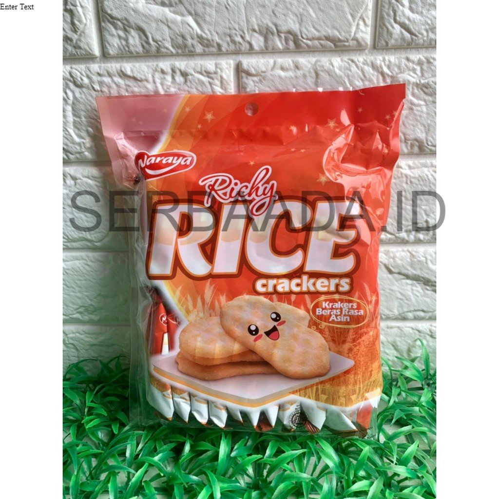 Jual NARAYA RICHY CRACKER RASA ASIN 252 GR/Naraya snack impor rice ...