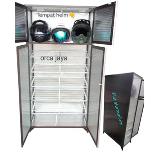 Jual lemari sepatu/lemari helm/lemari serbaguna/rak sepatu/rak helm ...