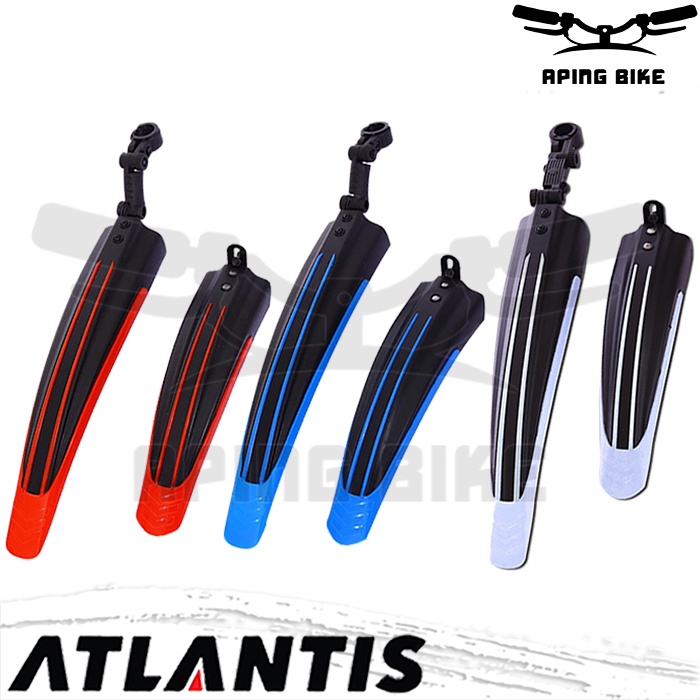 Jual Spakbor Atlantis Plastik Fender Sepeda Fullset PVC untuk MTB BMX ...