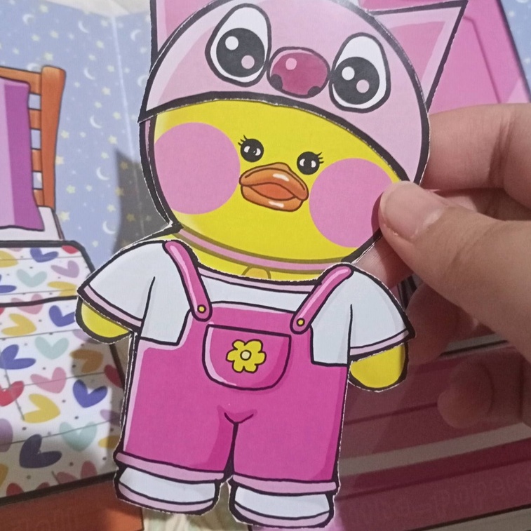 Jual Mainan Anak Bebek Viral Paperduck House Pink Paling Murah dan Lucu ...