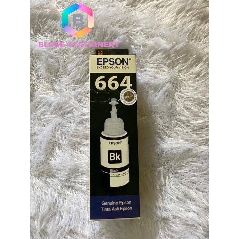 Jual Tinta Epson L100 L210 Original Dus Segel 664 L110 L120 L210 L350 ...