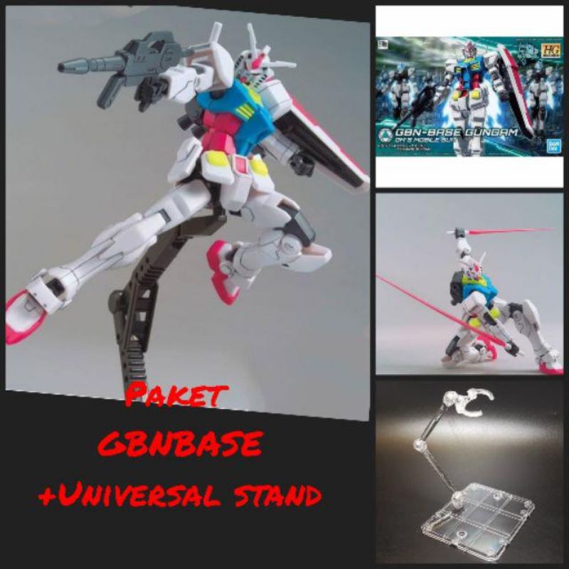 Jual Bandai HG Gundam HGBD GBN BASE GUNDAM 1/144 Scale Gunpla Bandai ...