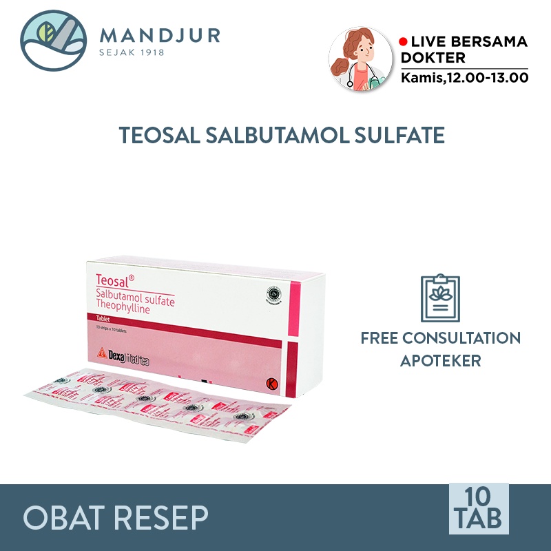 Jual Teosal 10 Tablet | Shopee Indonesia
