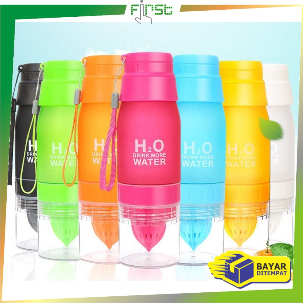 Jual FH-C708 Botol Minum Infuser H2O Tempat Minum Tumbler Ada Alat Peras Jeruk Infused Water ...