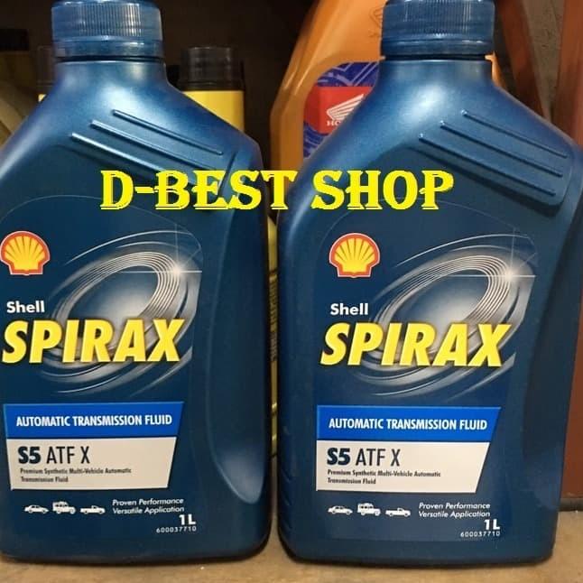 Jual NEW OLI MATIC SHELL SPIRAX S5 ATF X / ATF MULTI VEHICLE GALON 1 LITER | Shopee Indonesia