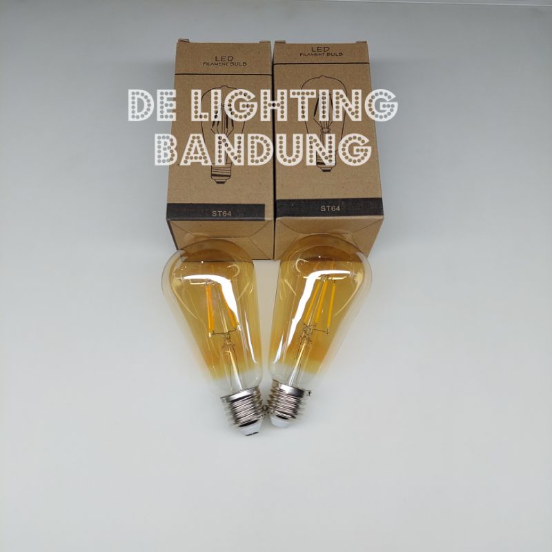Jual Bohlam lampu led edison / filament led 4 watt | Shopee Indonesia