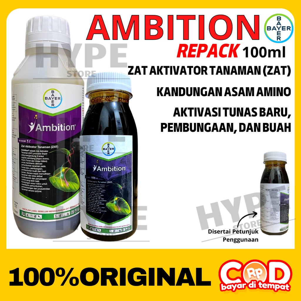 Jual REPACK Ambition Bayer Zat Aktivator Tanaman Asam Amino Kemasan ...