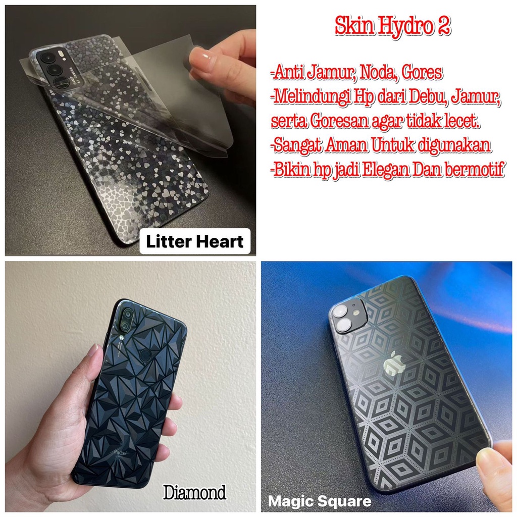 Jual Skin Hydro 2 3D Iphone 12 13 14 Pro Max 12 13 Mini 14 Plus 14+ ProMax Garskin Hp Motif Anti ...
