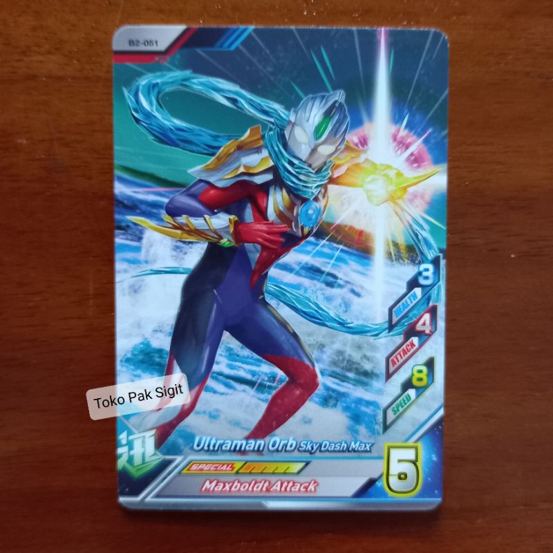 Jual Ultraman Orb Sky Dash Max B2-051 Kartu Ultraman Fusion Fight R/B Versi 2 | Shopee Indonesia