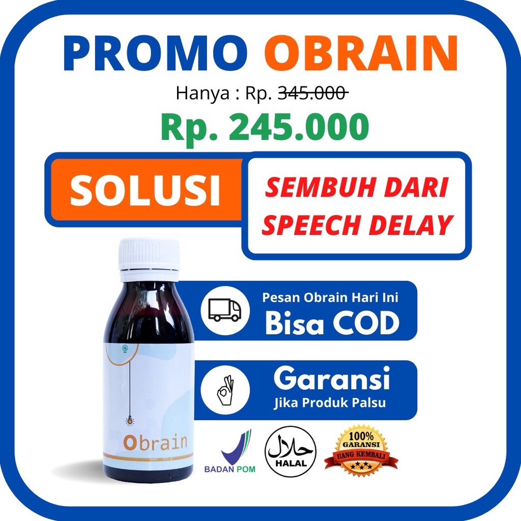 Jual Obrain Obat Anak Speech Delay Terlambat Bicara Nutrisi Otak Anak ...