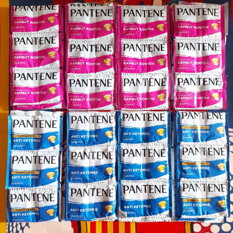 Jual Shampoo Pantene | Rambut Rontok | Anti Ketombe | isi 24 sachet ...