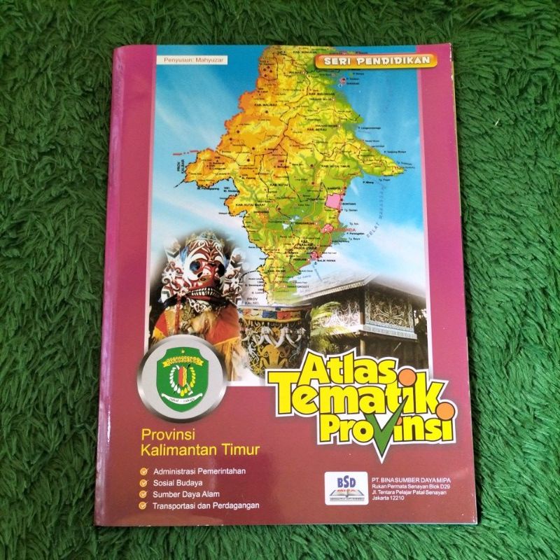 Jual BUKU ORIGINAL PETA ATLAS TEMATIK PROVINSI KALIMANTAN TIMUR | Shopee Indonesia