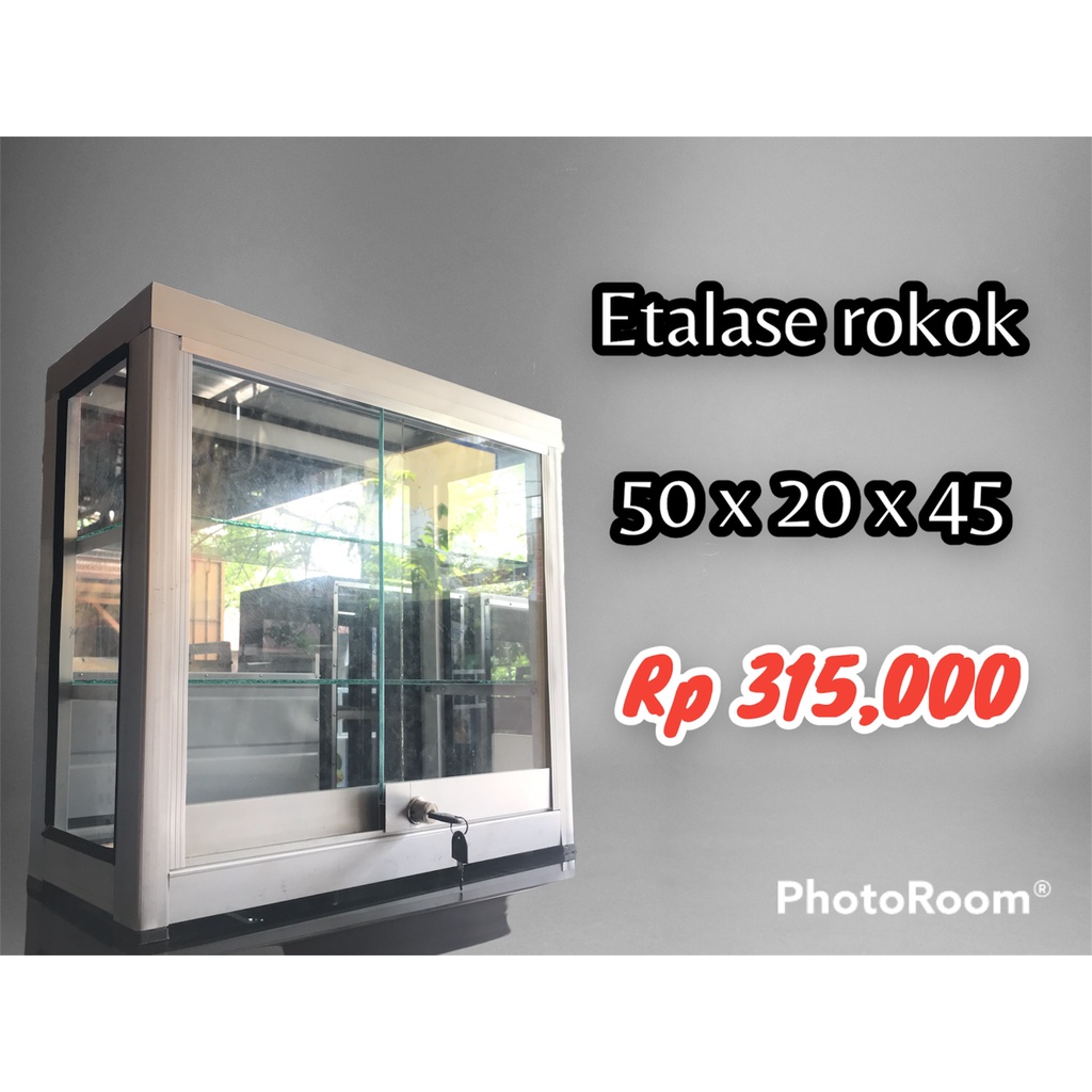 Jual Etalase rokok aluminium // murah meriah | Shopee Indonesia