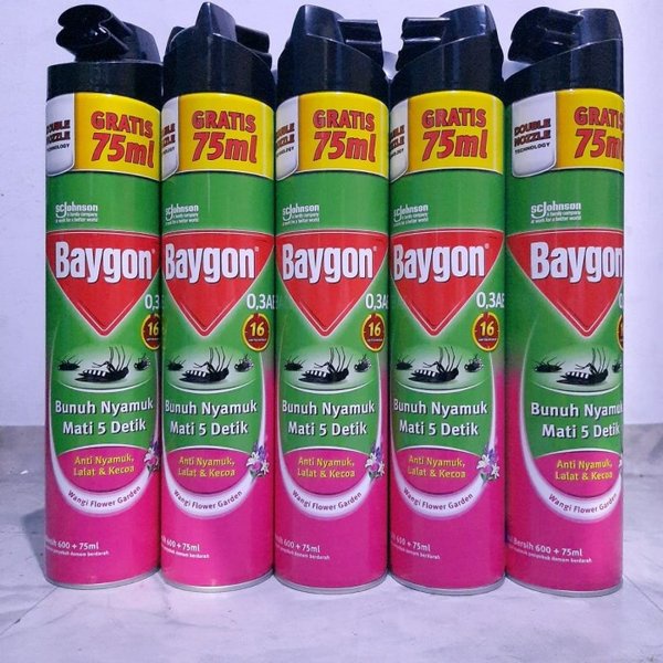 Jual Baygon Semprot 600ml + 75ml | Shopee Indonesia
