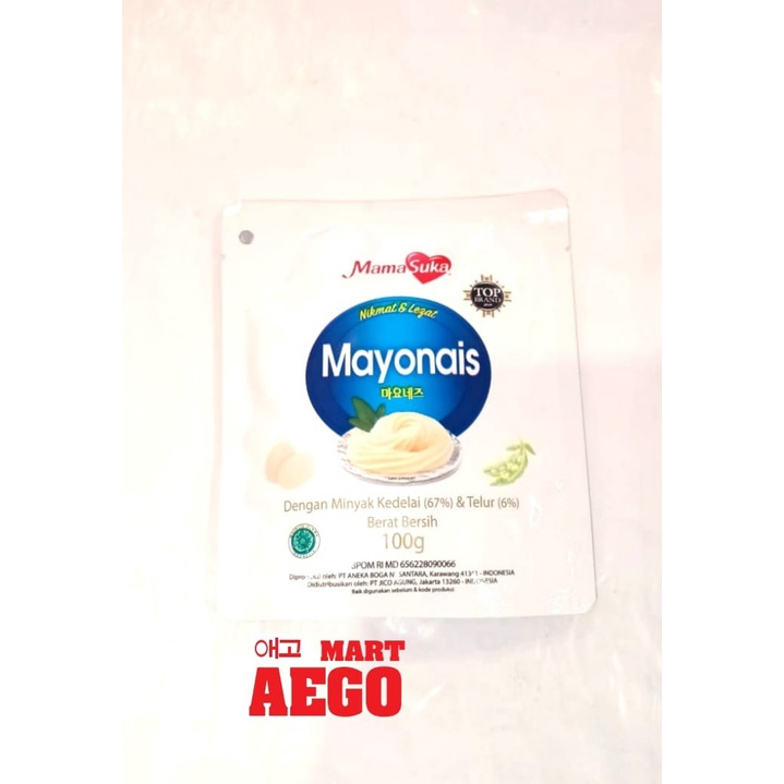 Jual Mamasuka saus mayo dari minyak kedelai dan telur 100gr | Shopee ...