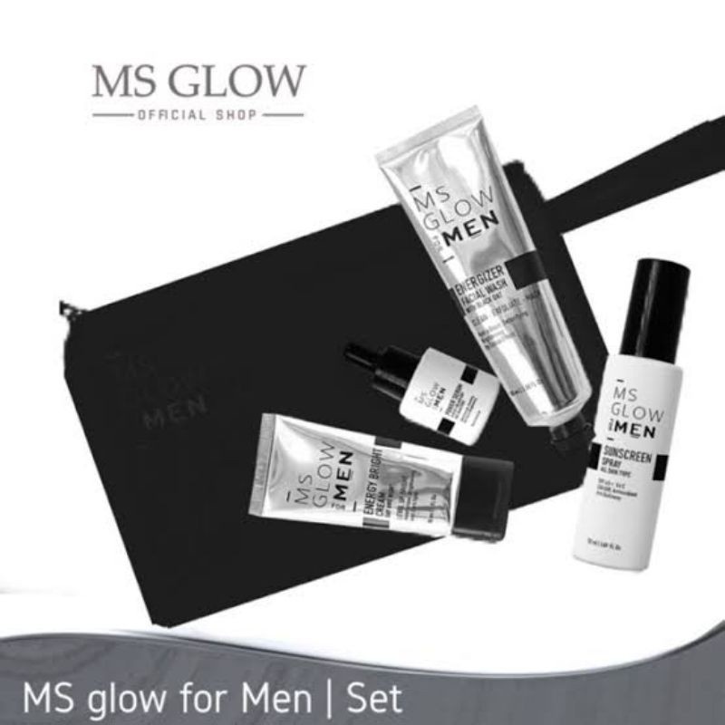 Jual [BPOM] MS GLOW MEN ORIGINAL - SKINCARE COWOK, SKINCARE MEN ...