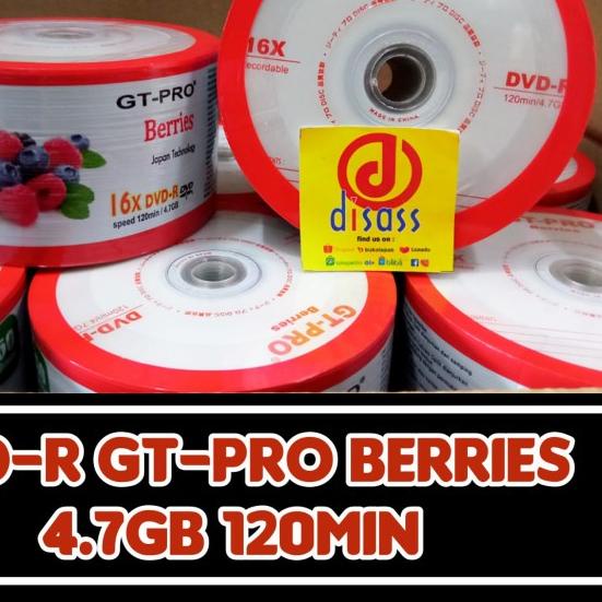 Jual DVD-R GT-PRO FISH 16X - DVD/CD BLANK - DISASS JOGJA - GTPro Cranberry | Shopee Indonesia