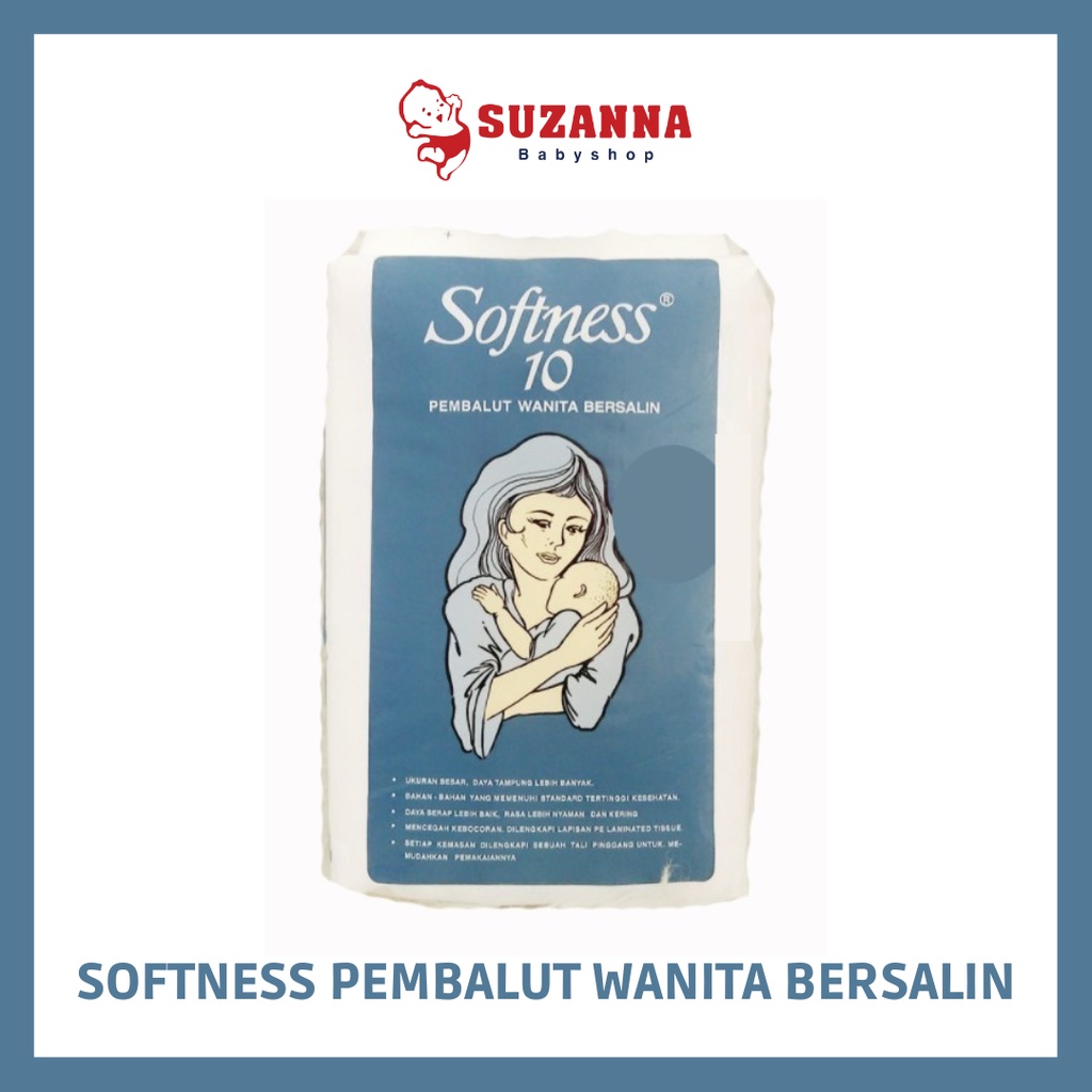 Jual Softness Pembalut Wanita Bersalin Isi 10 Pcs | Shopee Indonesia