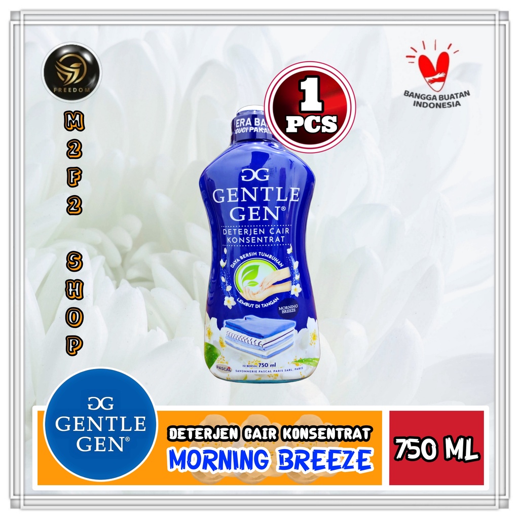 Jual Gentle Gen Deterjen Cair Konsentrat Morning Breeze | Biru Botol ...