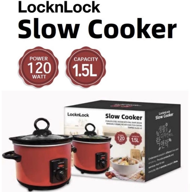 Jual LocknLock Slow Cooker 1,5L EJP136REF | Shopee Indonesia