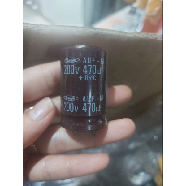 Jual ELCO 470UF 200V 470 UF 200V 470 200 Capacitor Elko Kapasitor 200v Marcon KUALITAS BAGUS ISI ...