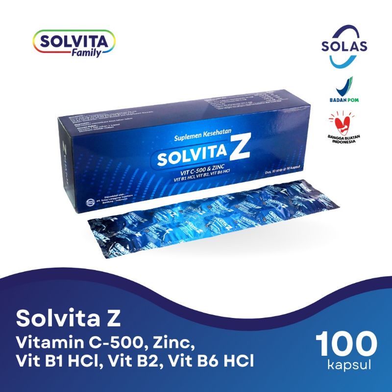 Jual SOLVITA Z STRIP ISI 10 KAPSUL | Shopee Indonesia