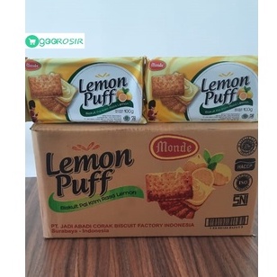 Jual Monde Lemon Puff 100G Isi 24 PACKS 1 KARDUS GooRosir | Shopee ...