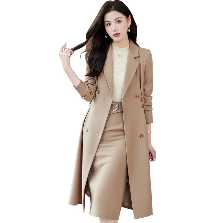 Jual Jaket Jubah Wanita Panjang Long Coat Musim Dingin Lengan Panjang ...